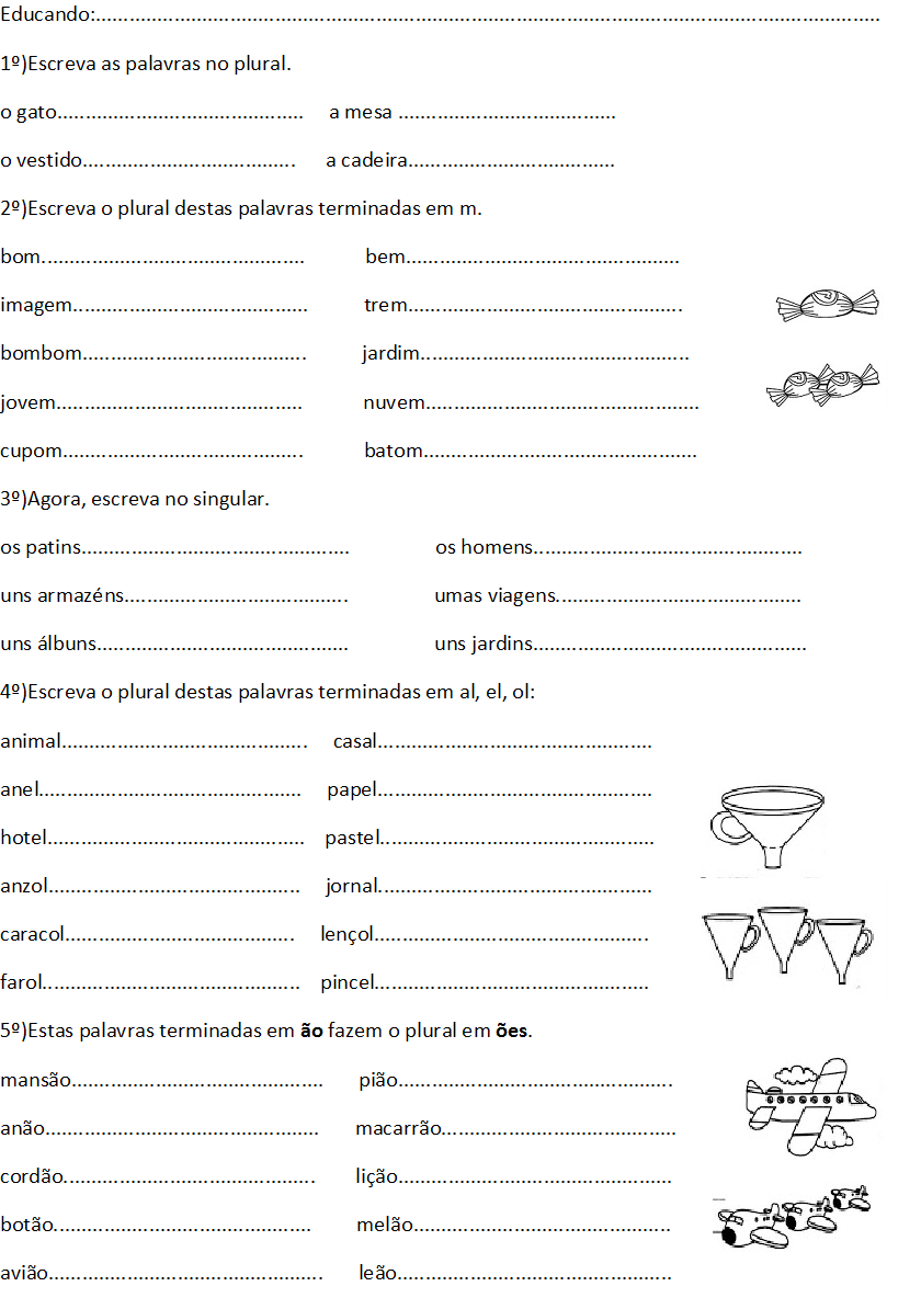 Singular E Plural 4 Ano - FDPLEARN
