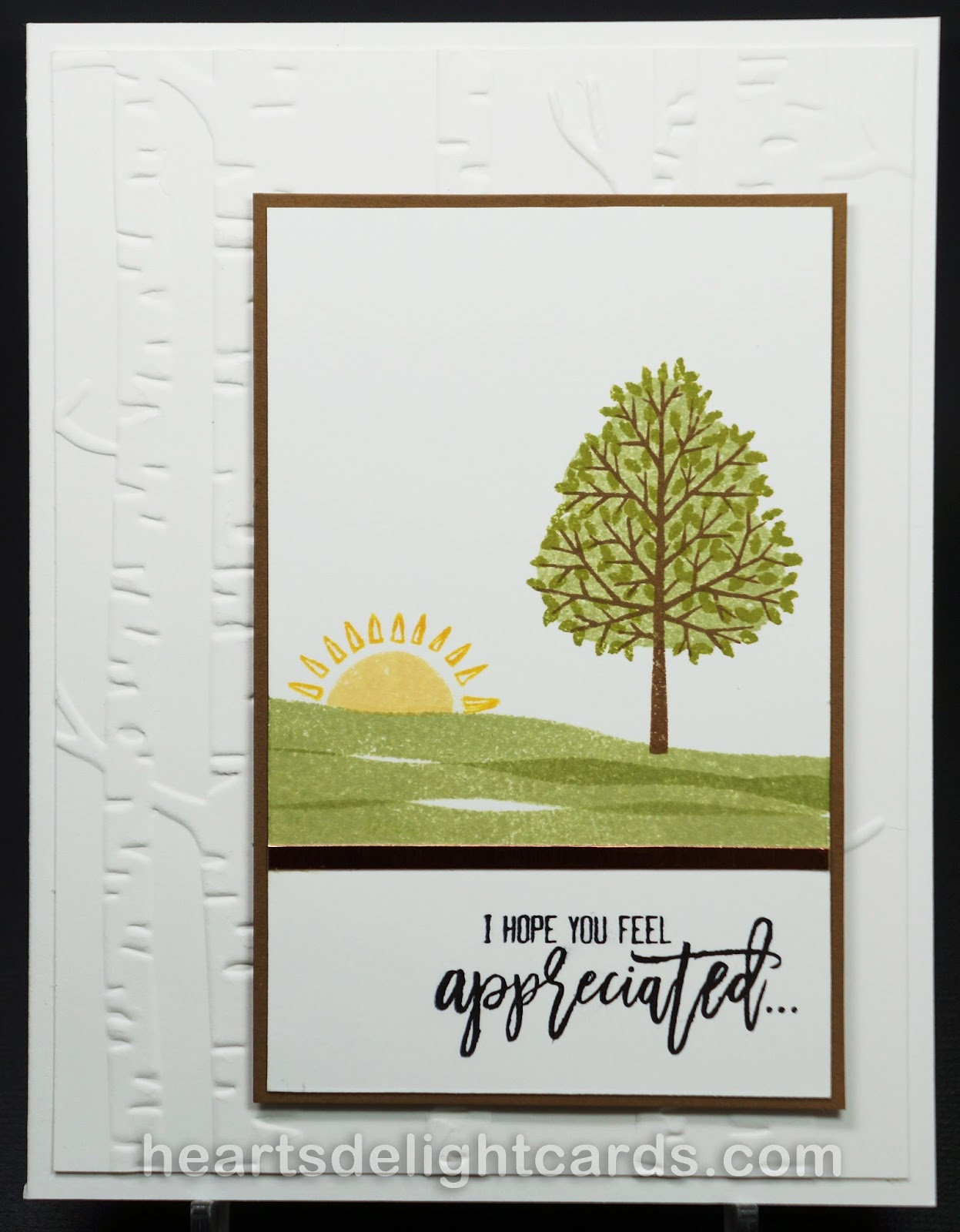 Heart's Delight Cards: Totally Trees Thank You- Holiday Catalog Sneak Peek