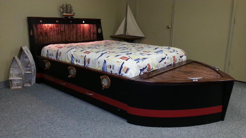 Custom Furniture Building: Boat Bed