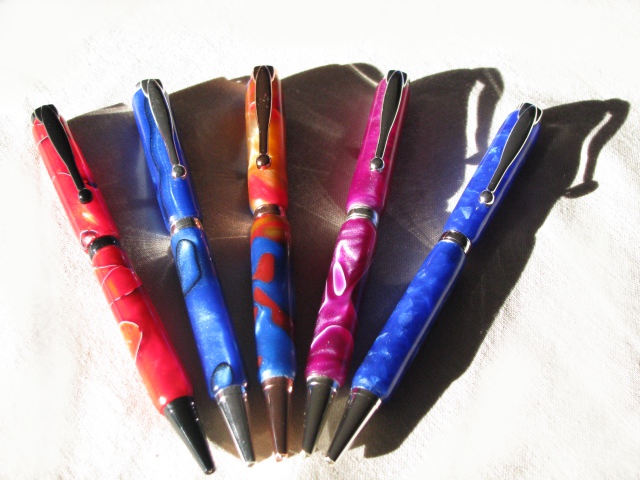 All Things Wood: Hand Turned Acrylic Pens