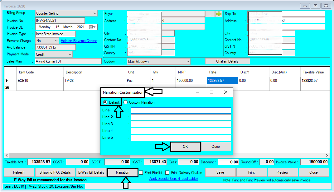 Invoice B2B Help Guide
