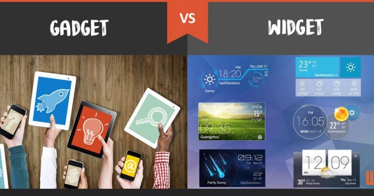 QUE SON LOS GADGETS Y WIDGETS