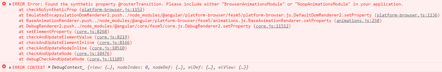 How I Fixed Routertransition Error In Angular Coding Defined