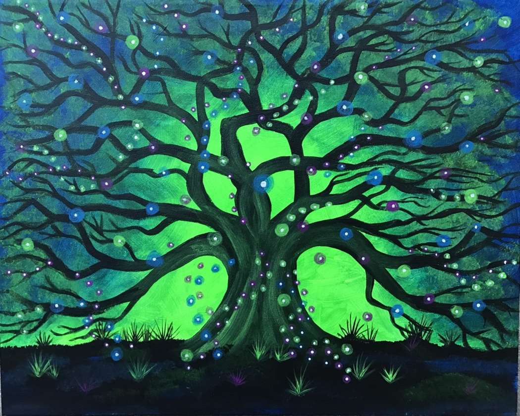 50+ Beautiful Tree Painting Ideas for Inspiration