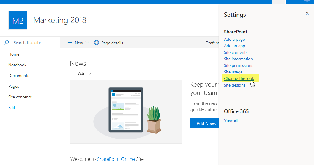 SharePoint Online: How to Change Site Theme using PowerShell ...