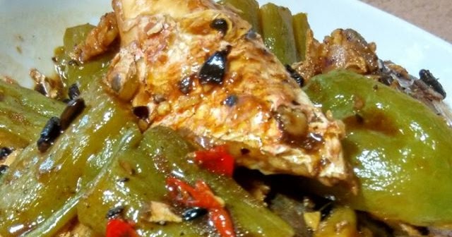 Black bean paste fried with fish head & bittergourd by Janice Looi‎