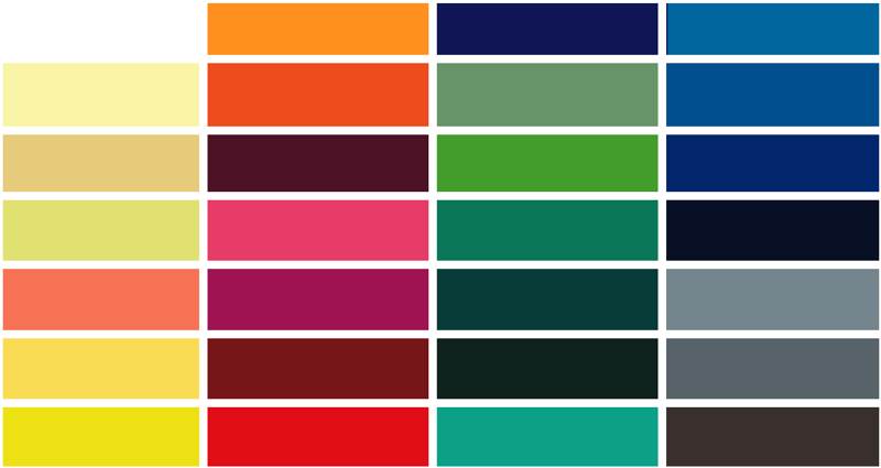 Gamas de color azul - Imagui