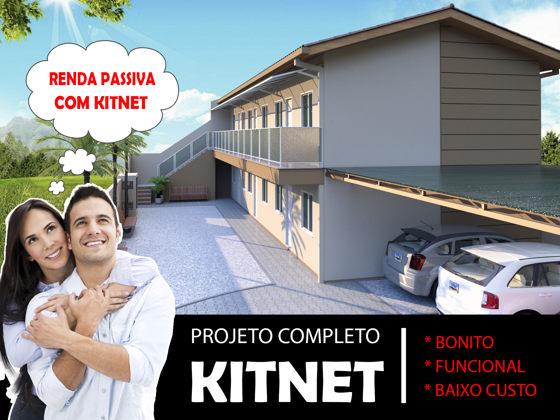 PROJETO ONLINE: PROJETO DE KITNETS PARA ALUGAR E VIVER DE KITNET