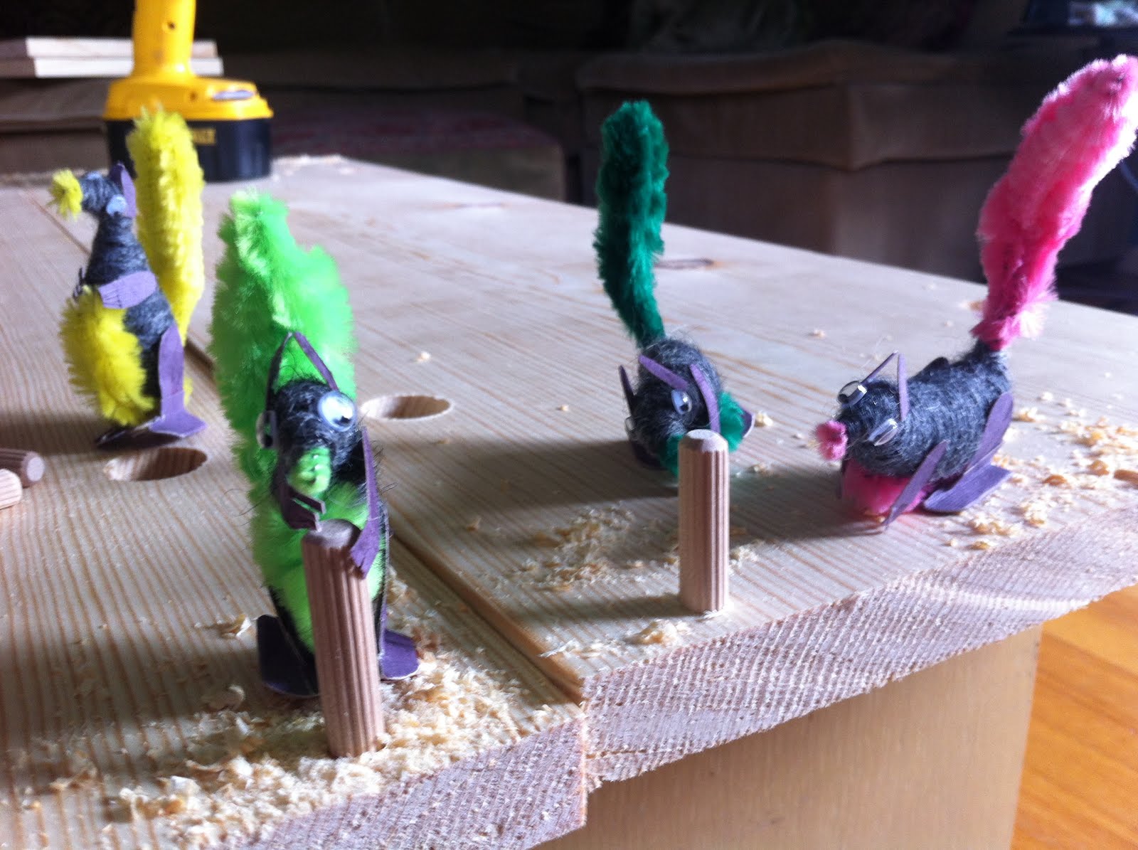 The Squirrel King: Distracted with Squirrely Construction