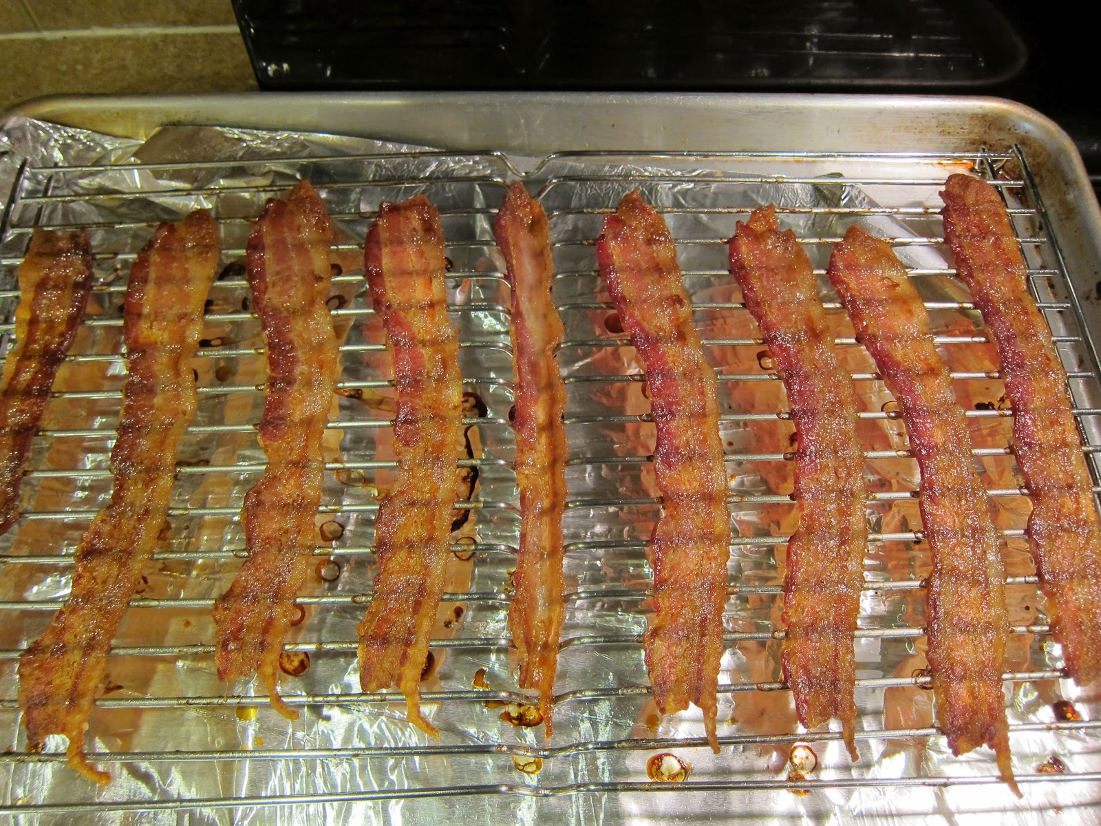 bacon recipe: NEW 43 COOKING BACON ON OVEN RACK