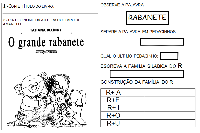 Diários da Sil: O GRANDE RABANETE
