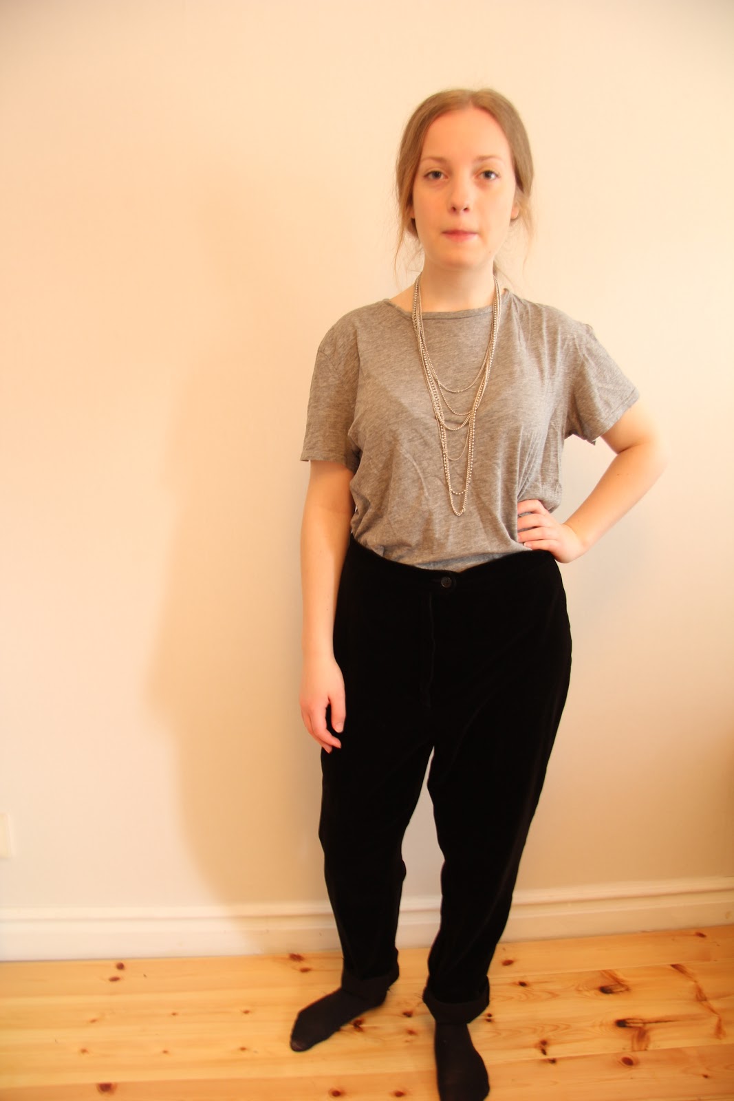 reemake: Sy in och upp benen på vida byxor