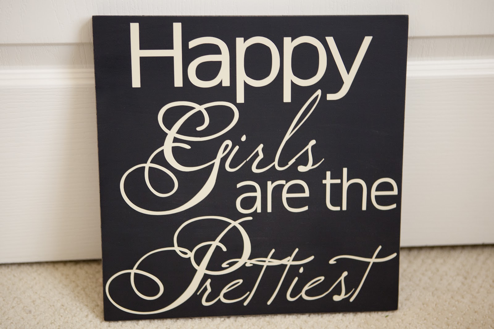 Jumble Beans Vinyl Happy Girls Are The Prettiest