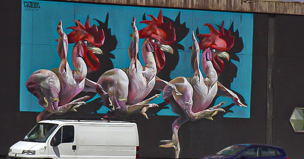 Strasbourg Daily Photo: Dancing chicks