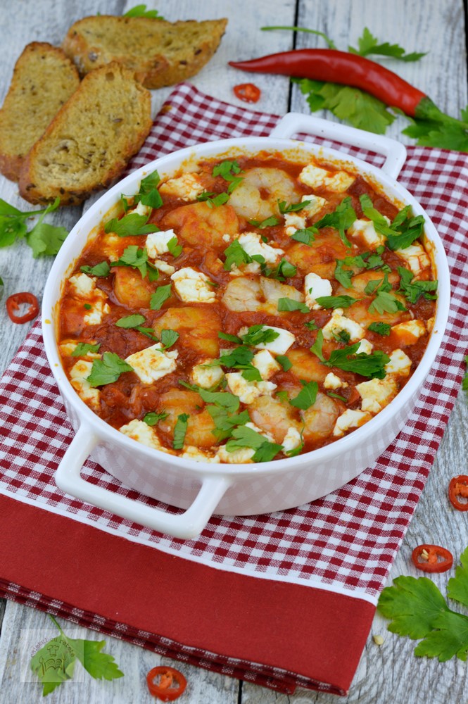 Creveti Saganaki - CAIETUL CU RETETE