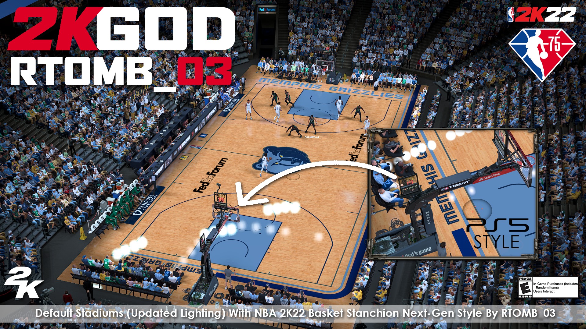 NBA 2K22 Official 30 Teams Arenas (Update Lighting) by 2KGOD With NBA ...