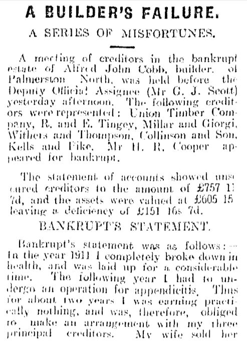 The Cobb Family of Napier: Alfred