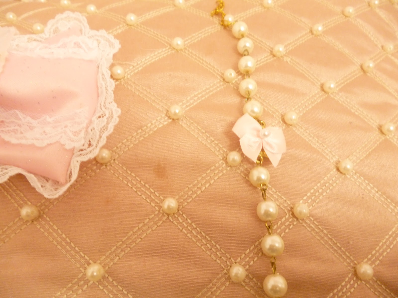 Magic Pearl Heart: DIY Popular Hime Gyaru Double Bow Hair Accessory