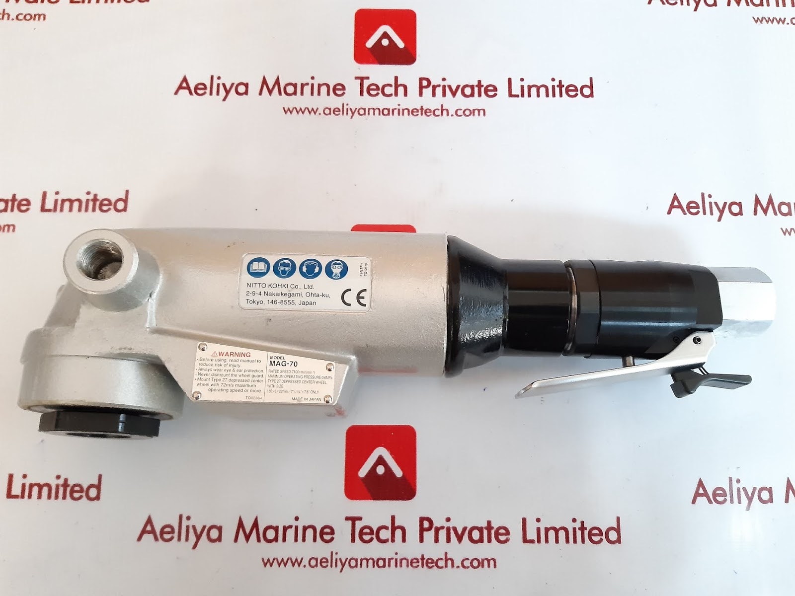 NITTO MAG - 70 RIGHT ANGLE GRINDER - Aeliya Marine