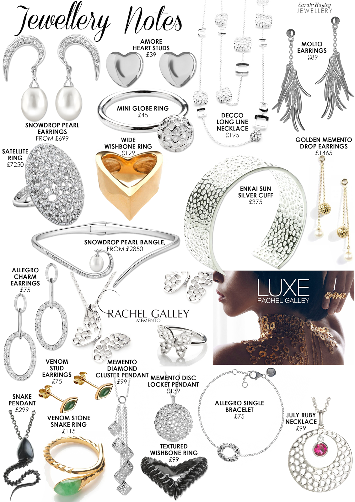 July Jewellery Notes: Rachel Galley - by Sarah-Hayley Owen