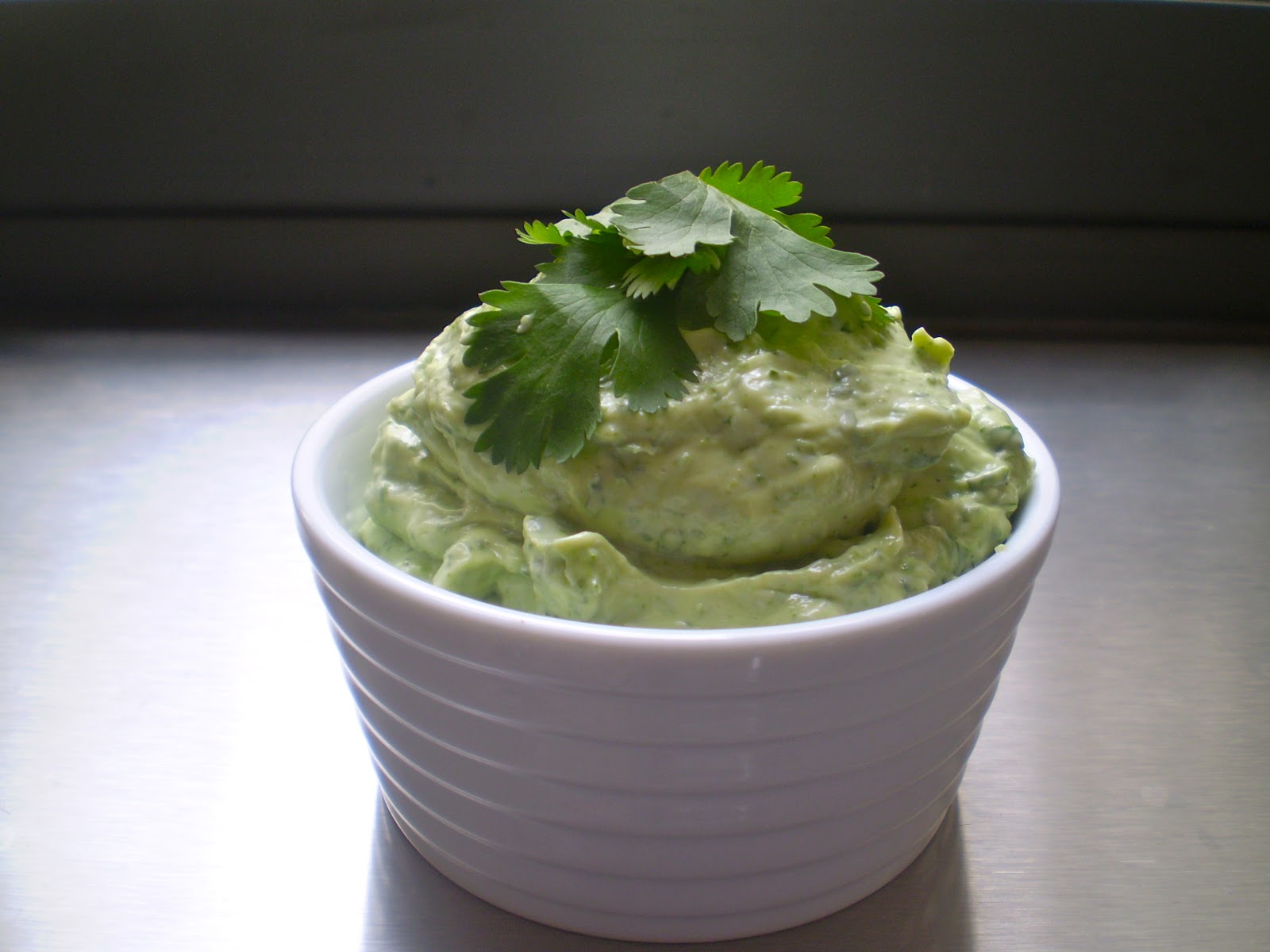 Sazón del corazón: Mayonesa de cilantro