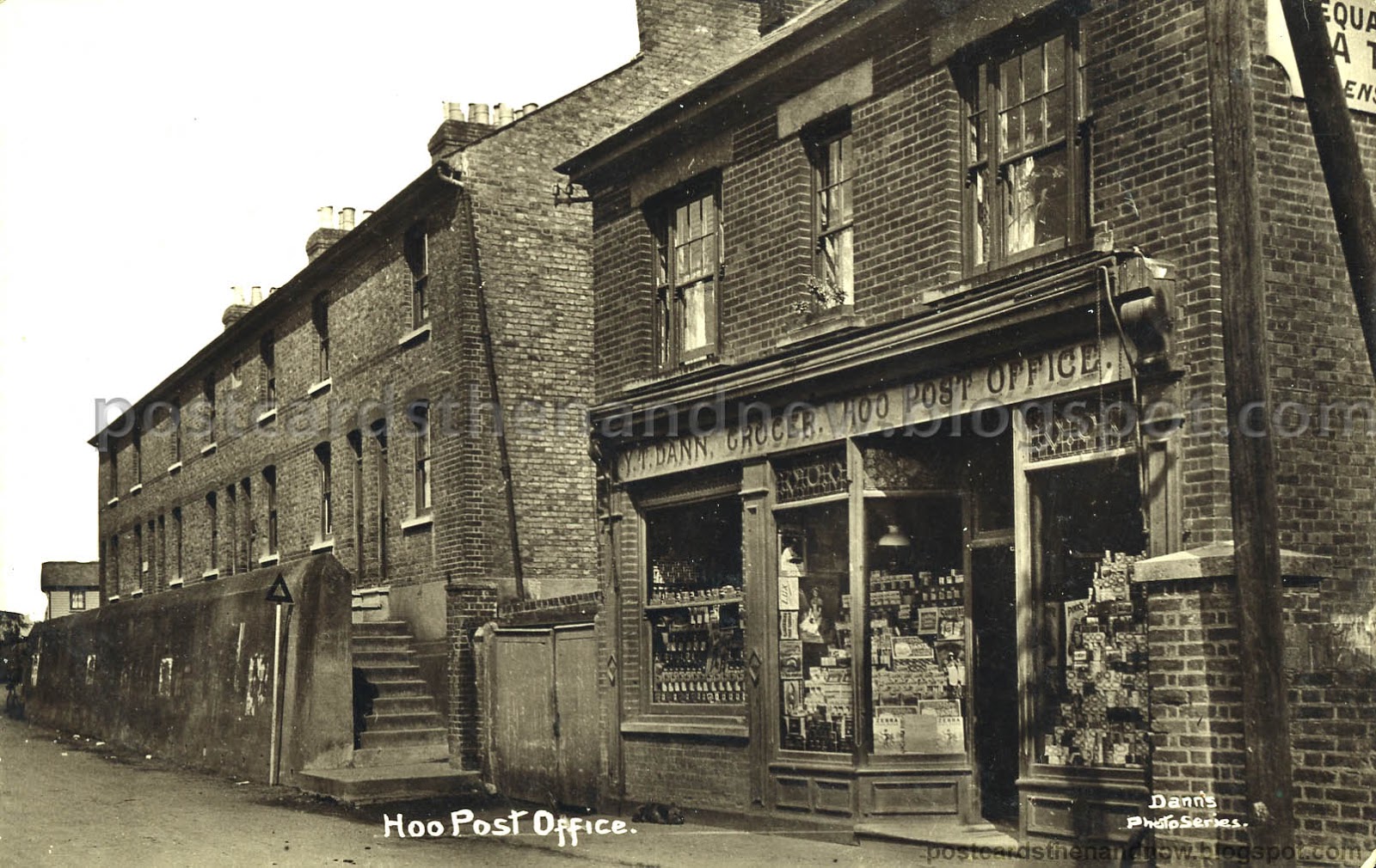Postcards Then and Now: Hoo, Kent, The Post Office c1910
