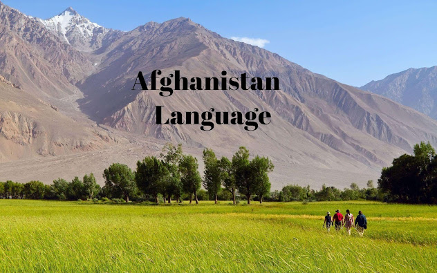 Afghanistan language - WORLD INFO
