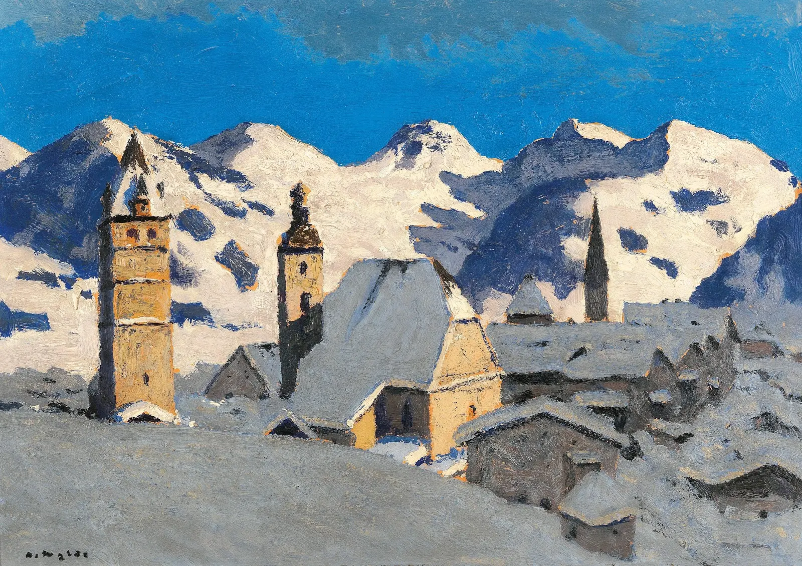 Alfons Walde (1891-1958) Tyrolean Expressionist painter | Tutt'Art ...