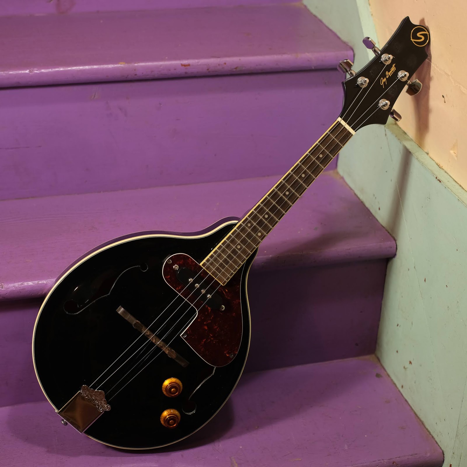 2010s Samick Greg Bennett MA-2E 4-String Electric Mandolin Conversion