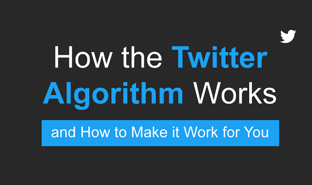How to make the Twitter algorithm work for you #infographic - Visualistan