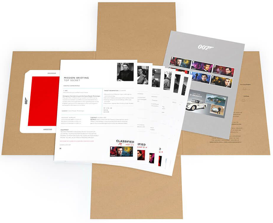 coins and more: 1262) i) A James Bond Mega issue by Royal Mail, UK ...