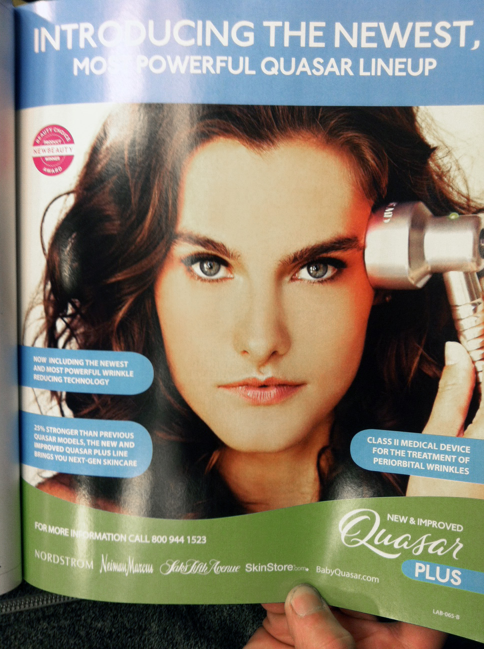 BABY QUASAR: Have you seen our New Beauty AD?