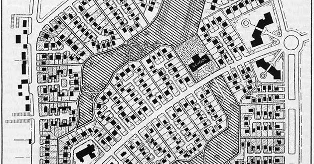 Radburn Concept ~ Town and Country Planning
