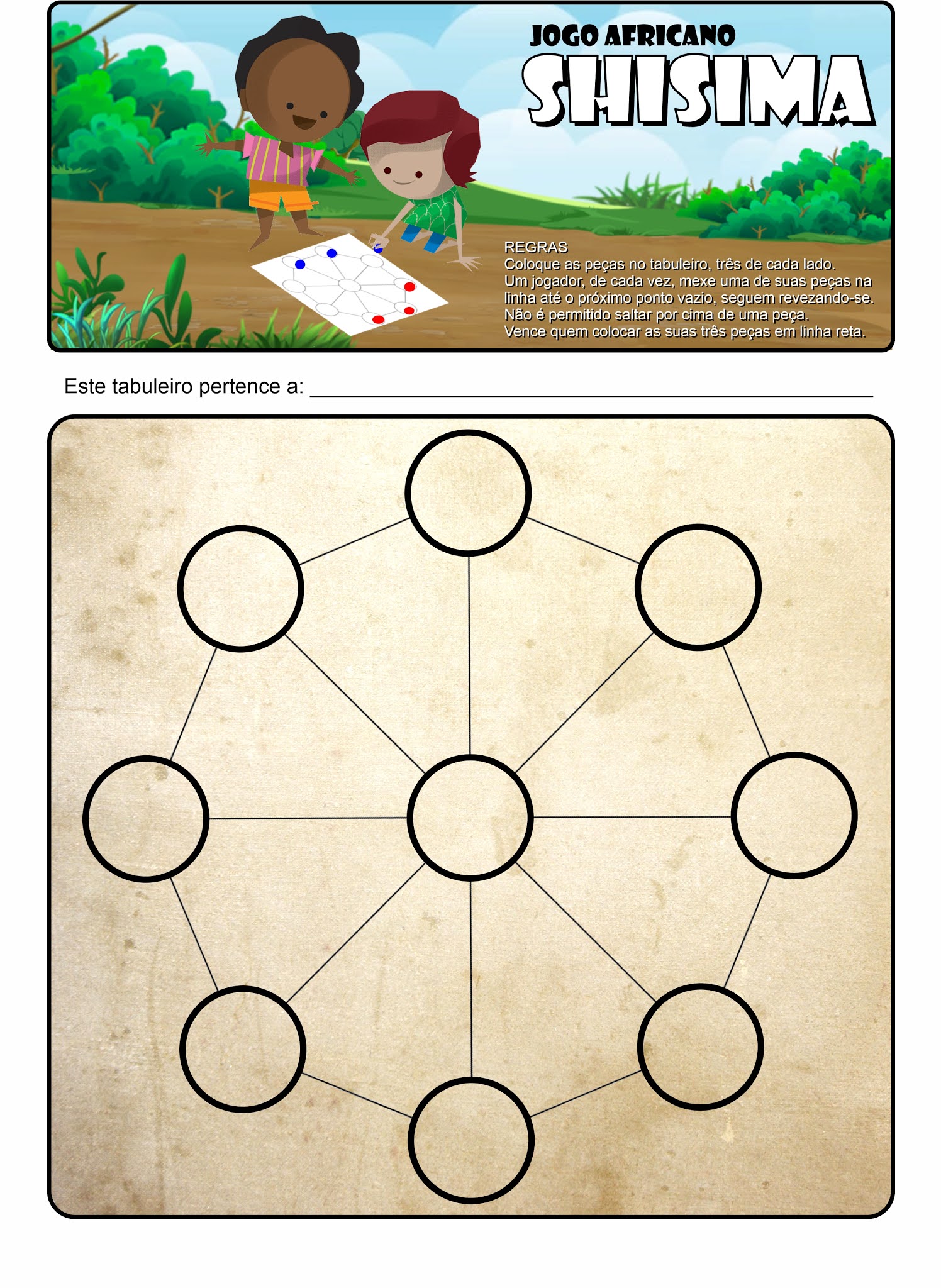 Professora Vilma Ribeiro: Jogo Shisima