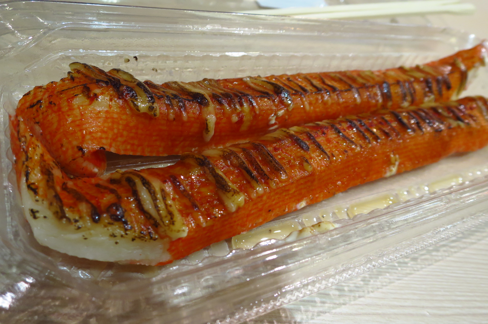 Small Potatoes Make The Steak Look Bigger: Some aburi kanikama from Don ...