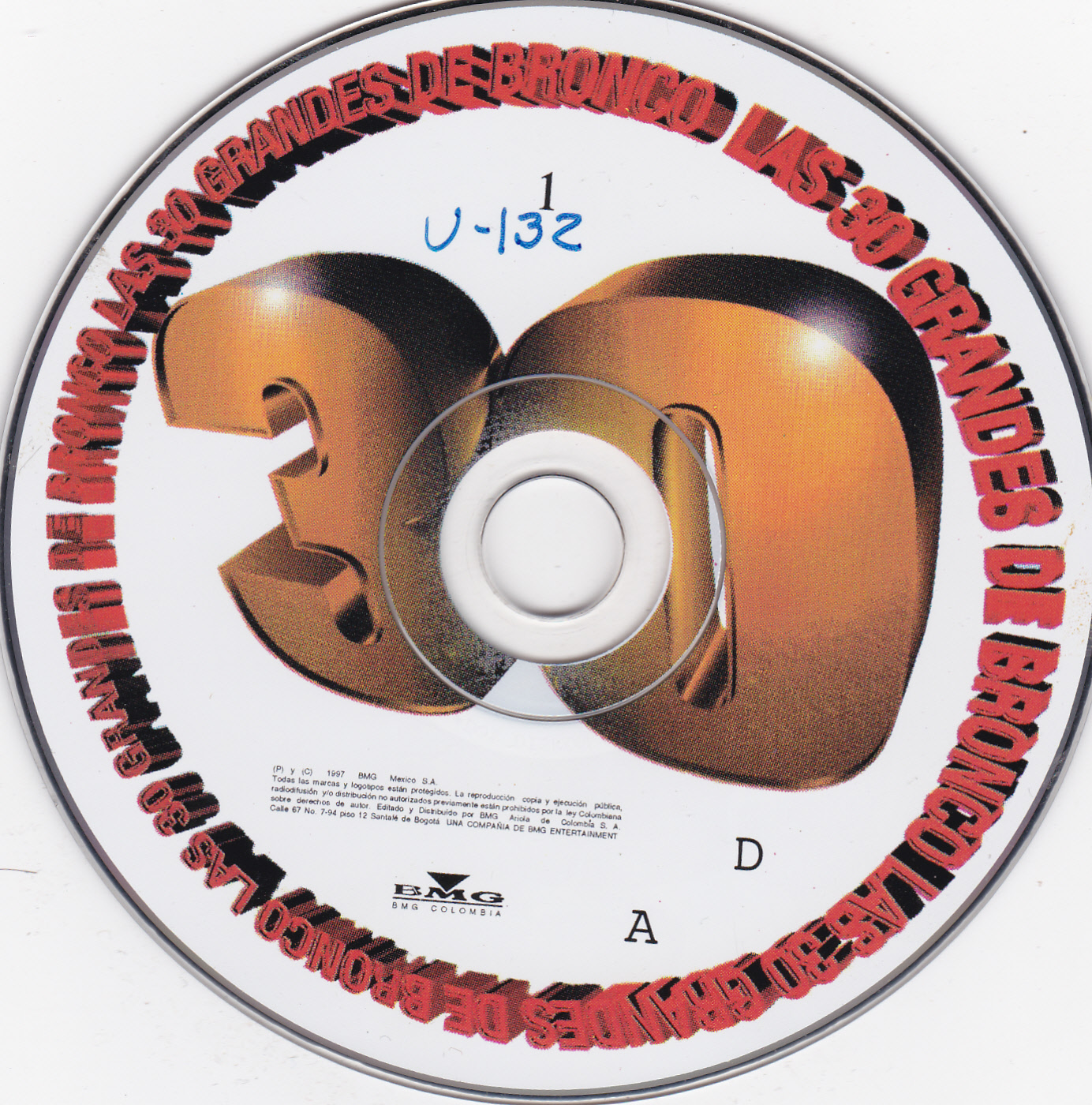 Bronco - Las 30 Grandes de 2CD (1997)