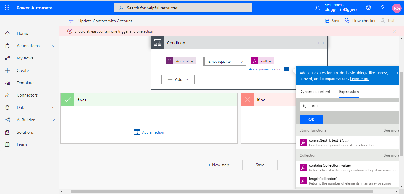 Using Microsoft Flow in Dynamics 365