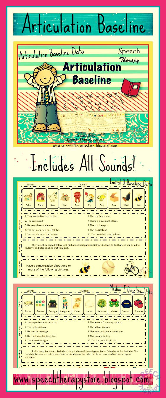 Speech Therapy: Baseline Data Tracking
