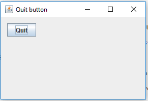 Java Swing Exit Button