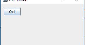 Java Swing Exit Button