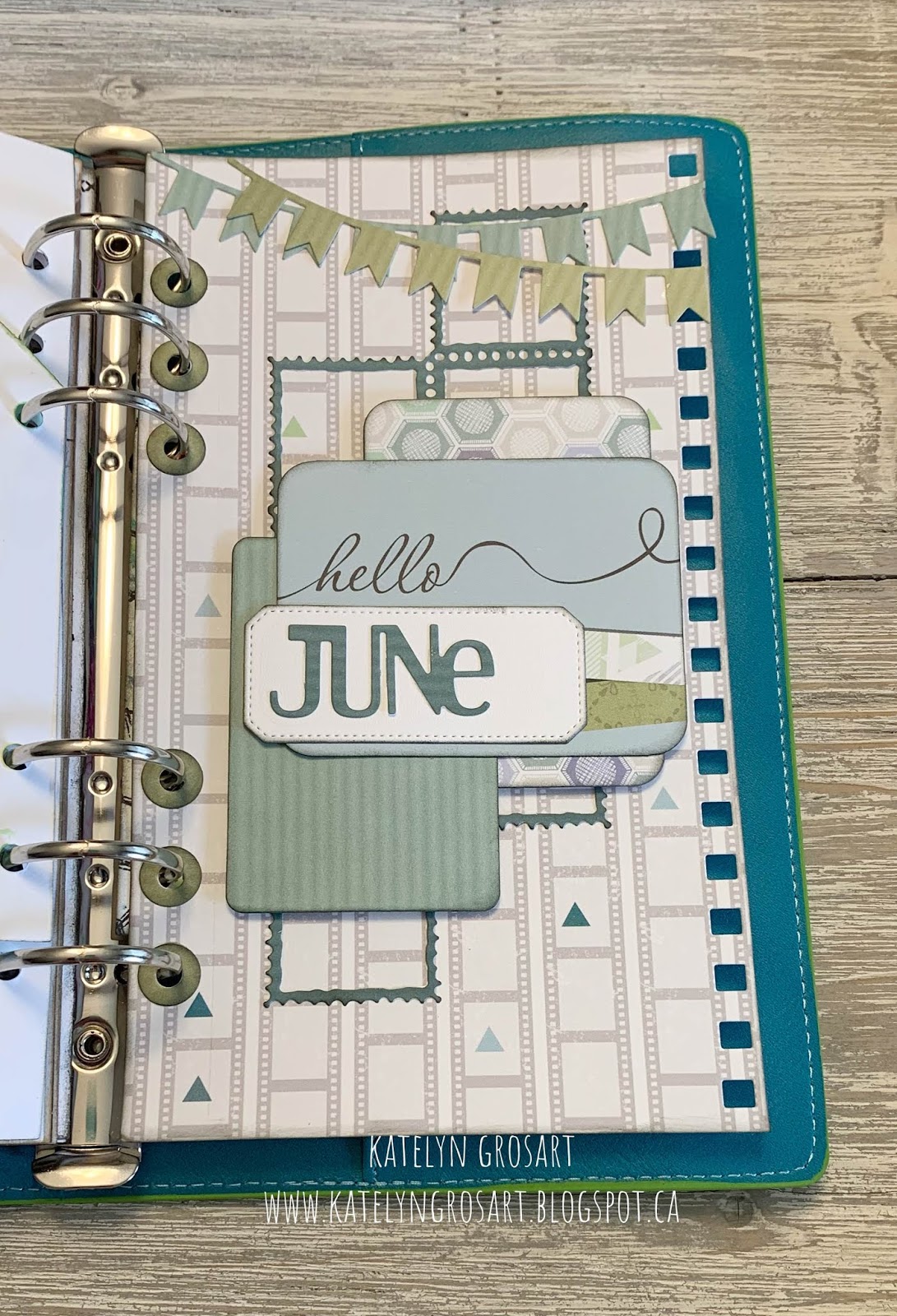 A Creative Journey: Planner Post - Hello June Planner Page