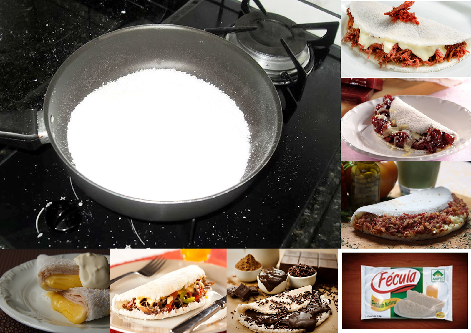 Culinária AMIFEC: Tapioca Tradicional