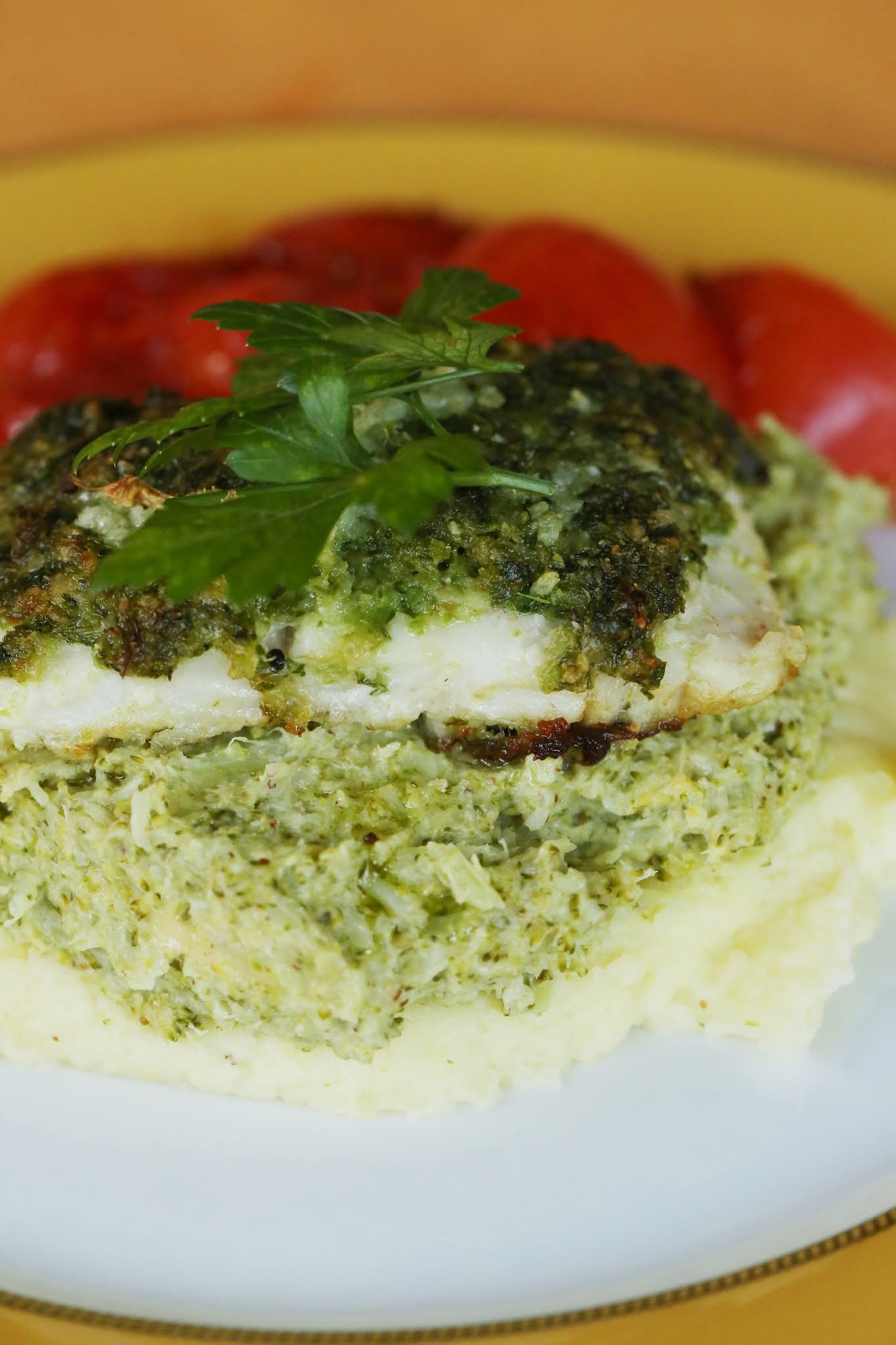 Gera virtuvė: Paltusas ar uotas su pesto aptepu