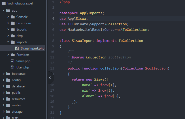 Cara Import Excel Ke database dengan Laravel - Koding Bagus Cara Import Excel Ke database dengan Laravel - Koding Bagus
