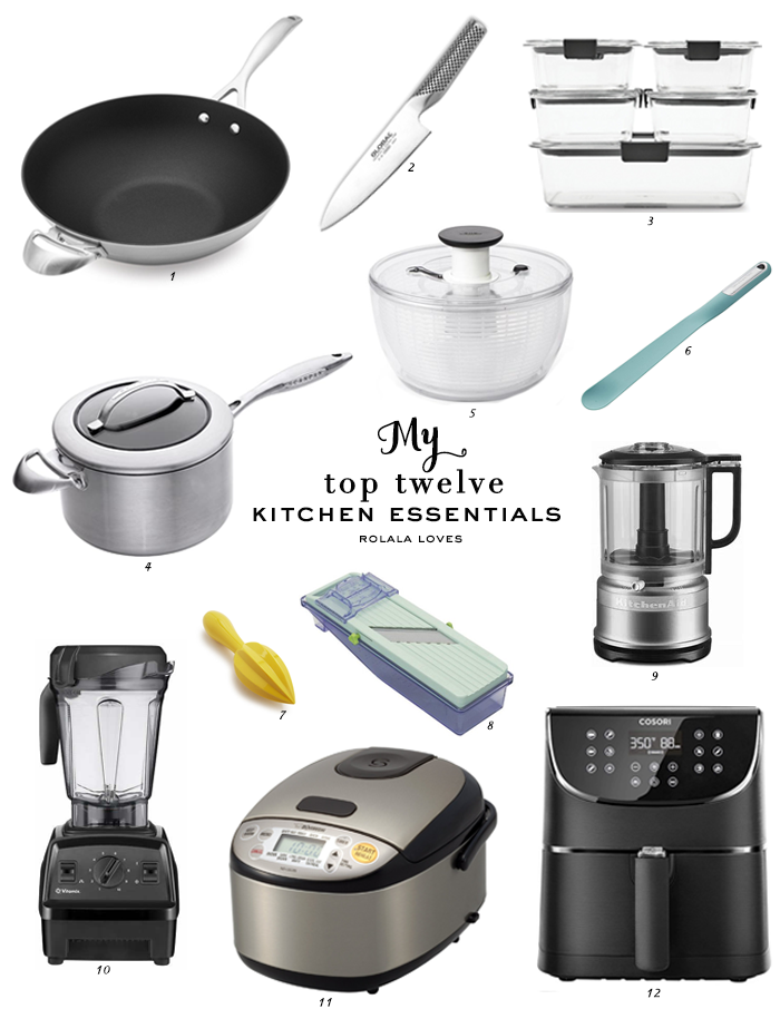 My Top 12 Kitchen Essentials | rolala loves