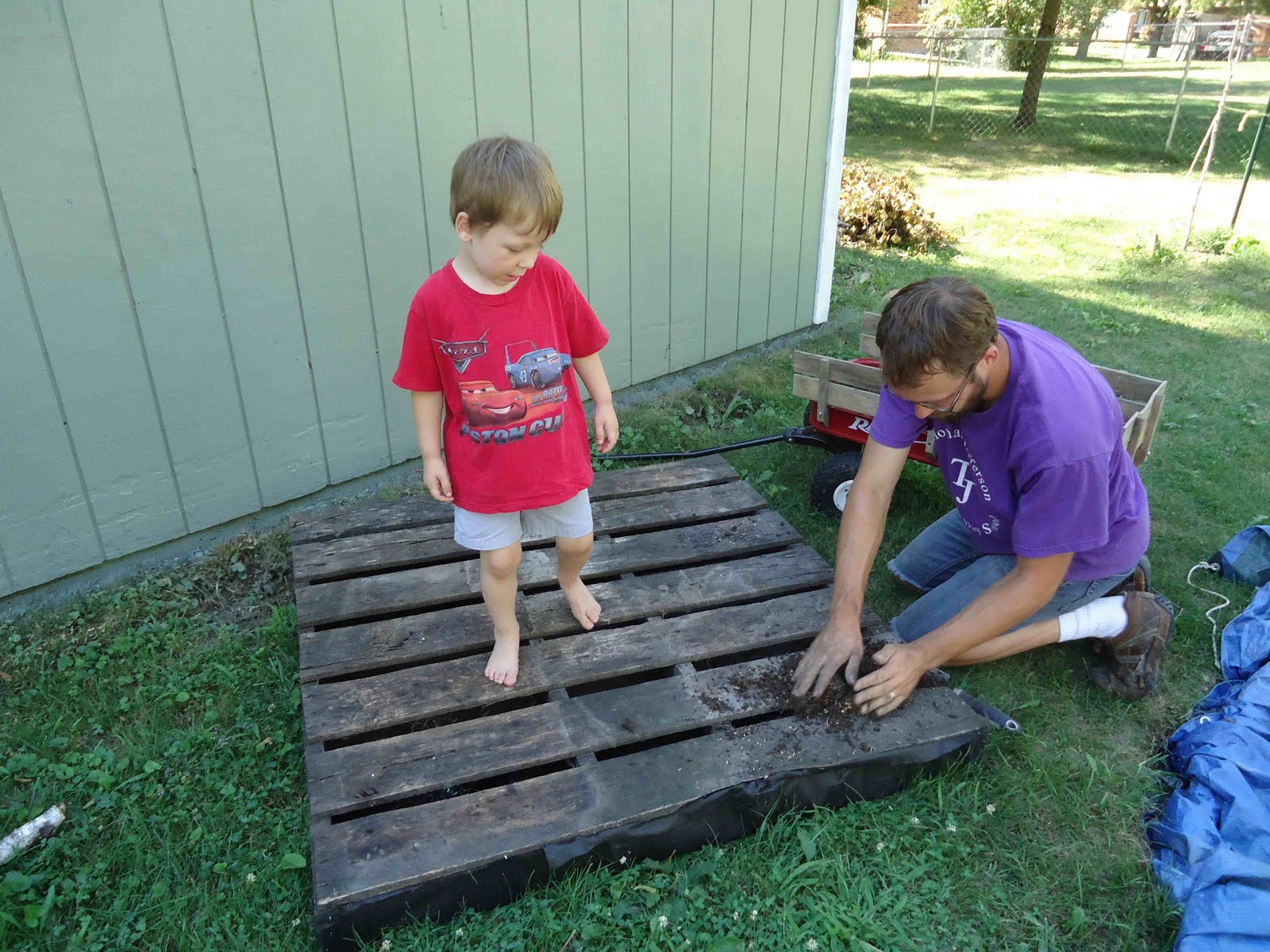 Domesticated Nomad: Pallet Garden Fail