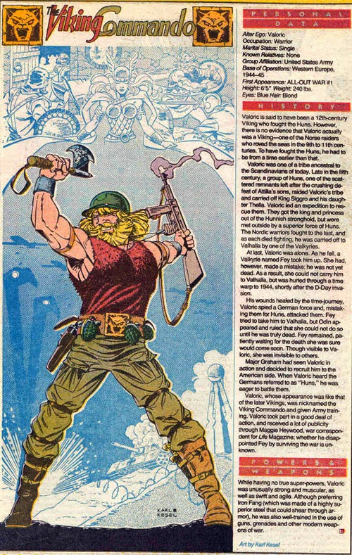 Who's the Viking Commando?