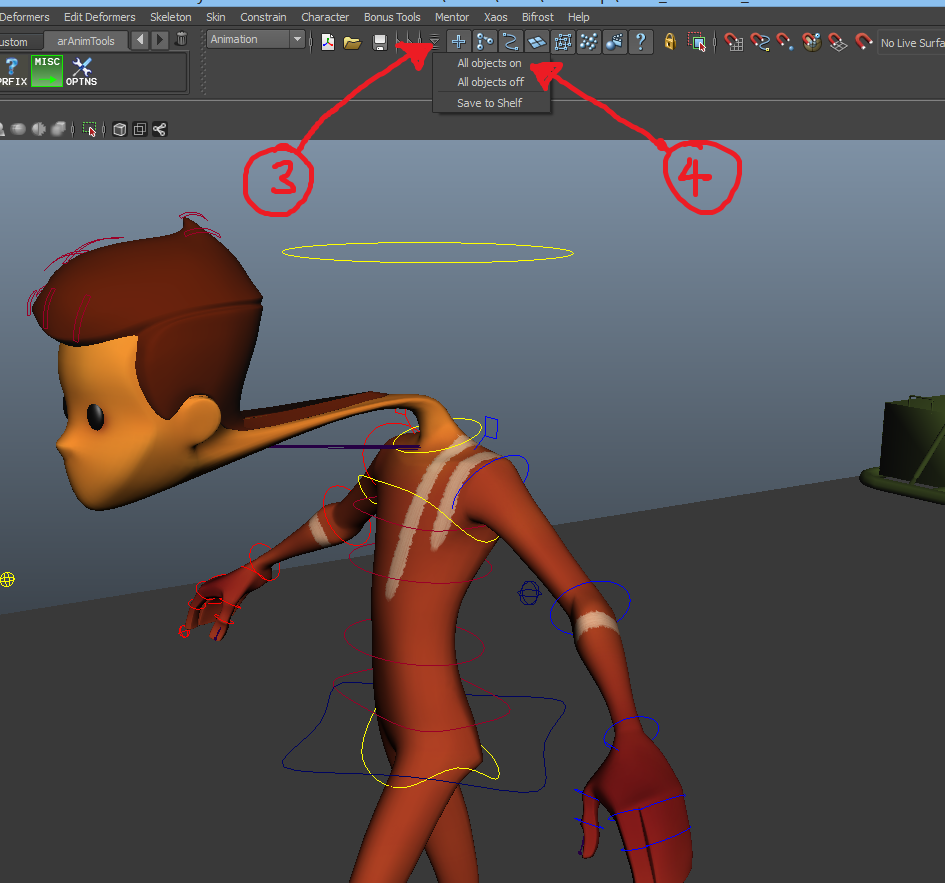 The Road to My True Passion for ART: Maya tips 005 - Broken Rig fix