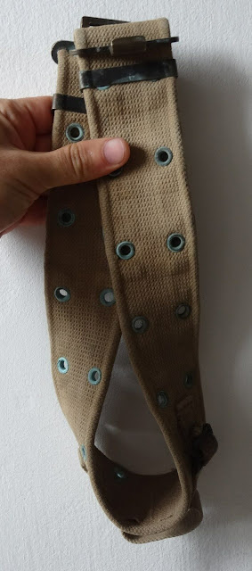 Webbingbabel: Early Israel Army Pattern 37 Belt 1950