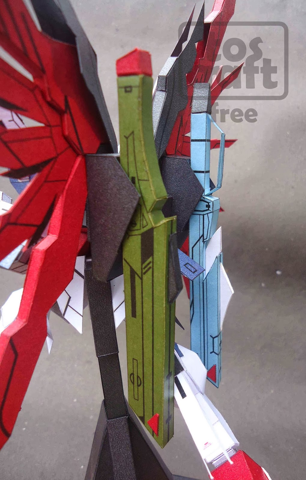 Tos-craft: DESTINY Gundam 1:144 papercraft